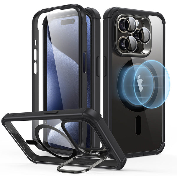ESR iPhone 15 series Armor Tough Case with Stash Stand - ESR